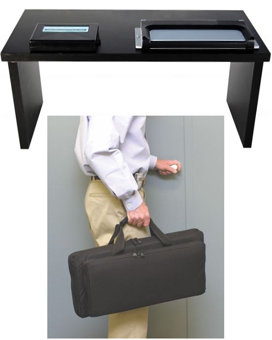 Folding Fingerprinting Station